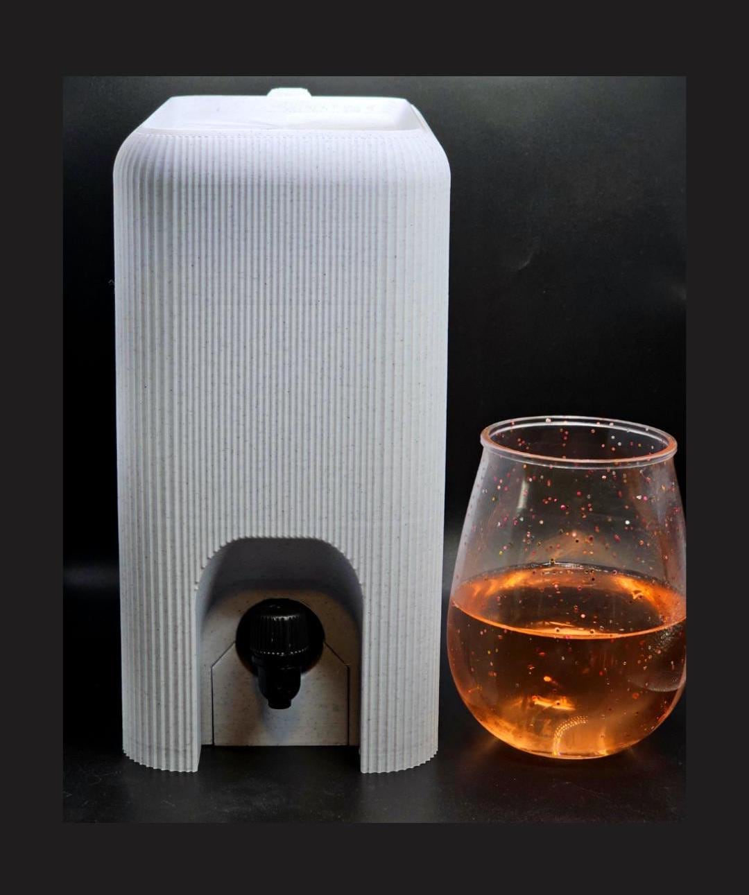 3D Printed Box Wine Dispenser, Modern Party Decor, Personalized Gift - Etsy