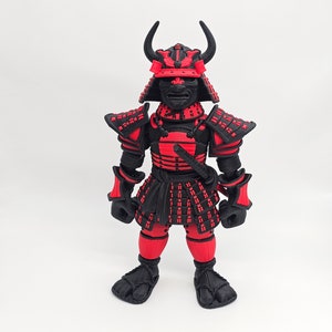Articulated Samurai With Sword / Personalize in Any Single Color or ...