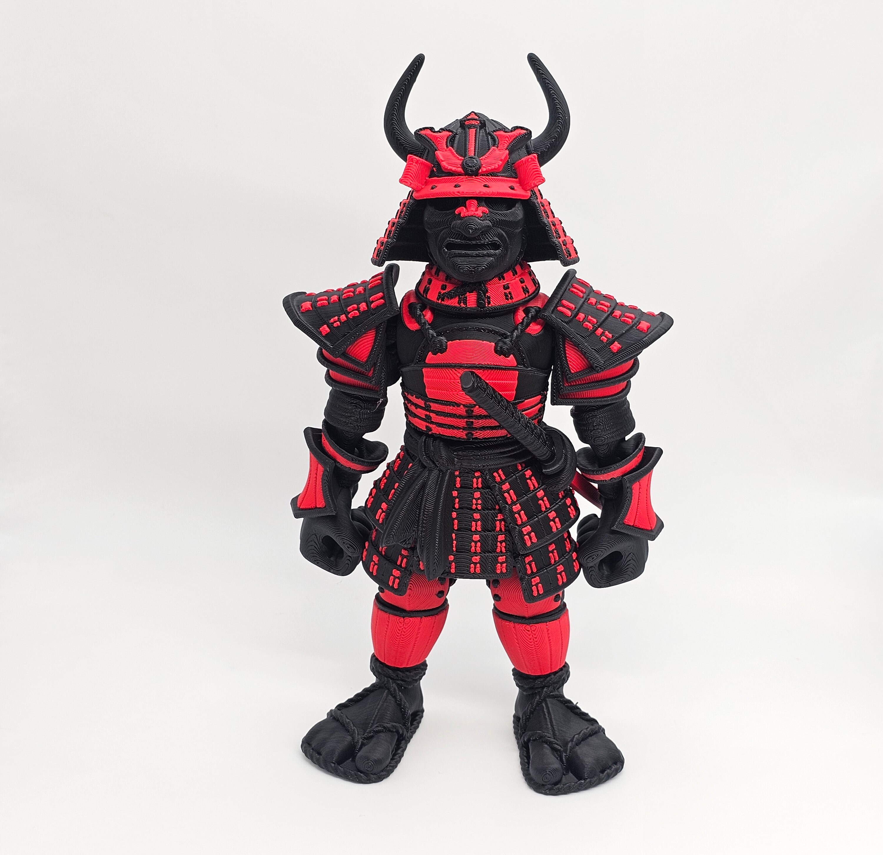 Articulated Samurai With Sword, Customizable 3D Printed Figurine - Etsy
