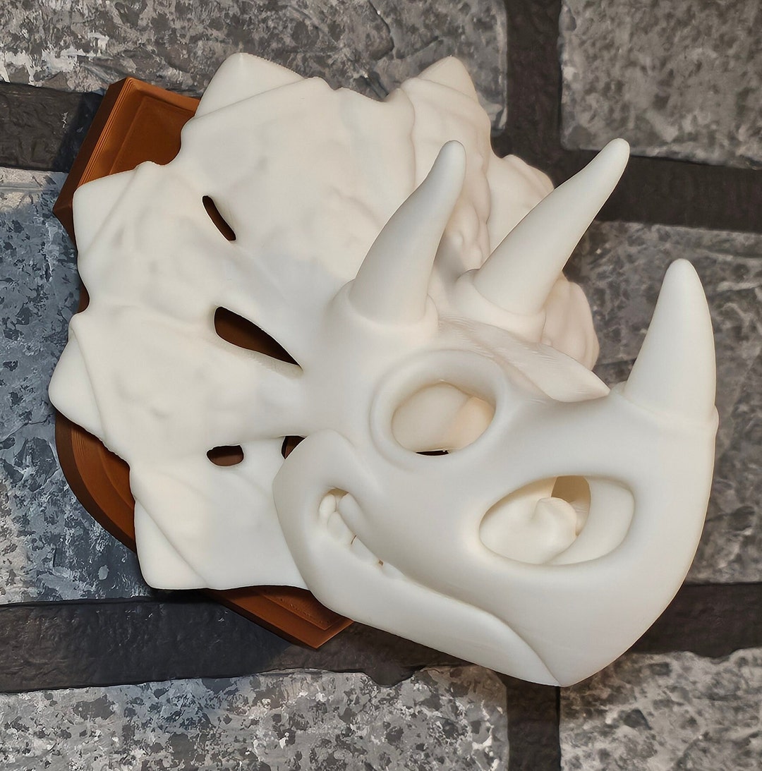 Triceratops And/or T-rex Wall Mount! / Personalize in the Color of Your ...