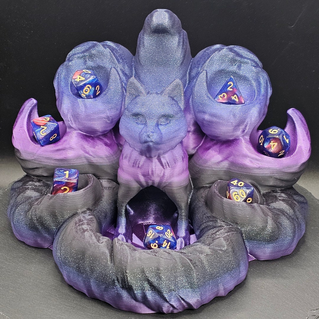 Kitsune Dice Tower / Dice Guardian / 3D Printed / Custom Pick Your ...