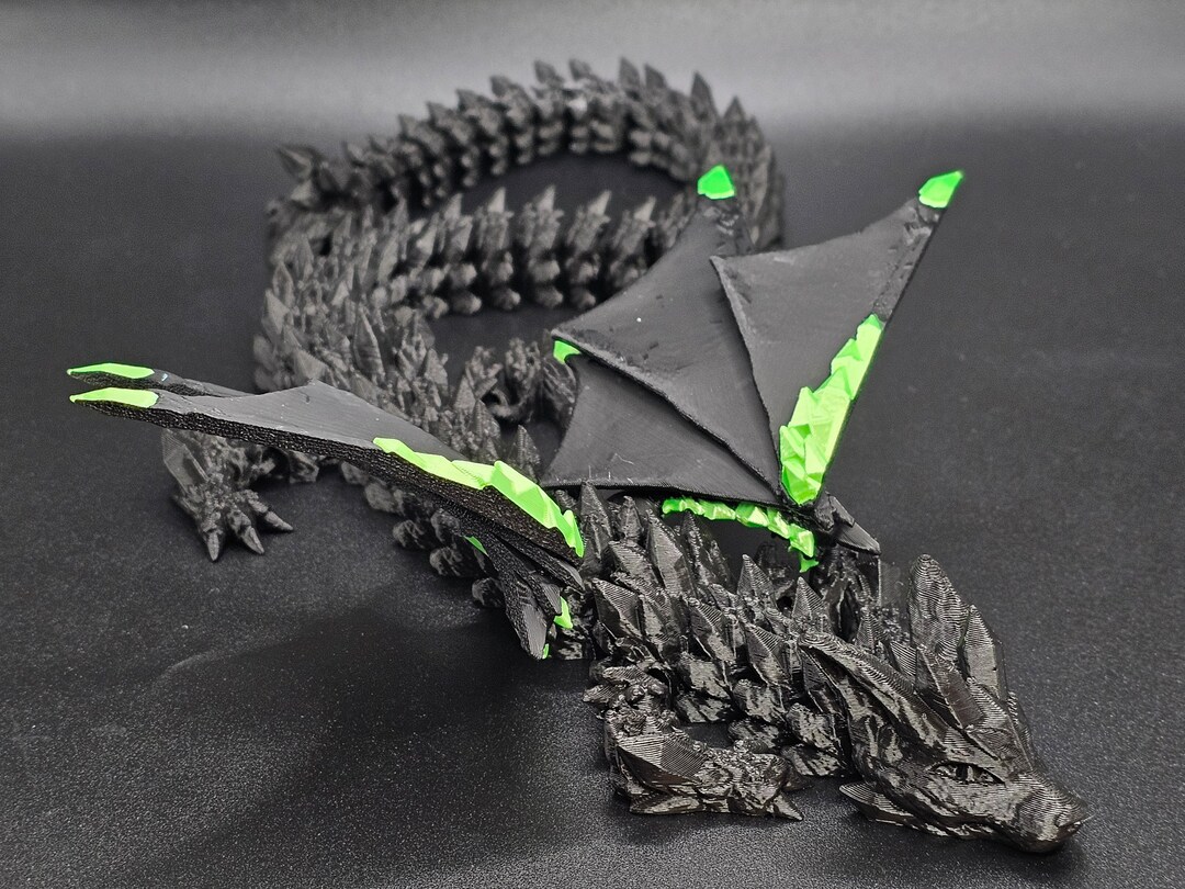 Winged Wolf Dragon / Multicolor Customization Option / Personalize in ...