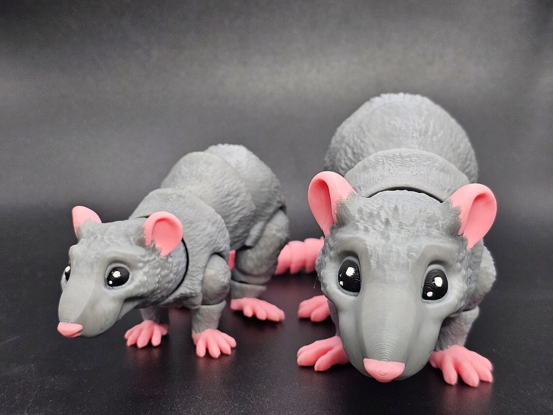 Articulated Rat / 3D Printed / Sensory Fidget Toy - Etsy