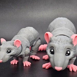 Articulated Rat / 3D Printed / Sensory Fidget Toy - Etsy