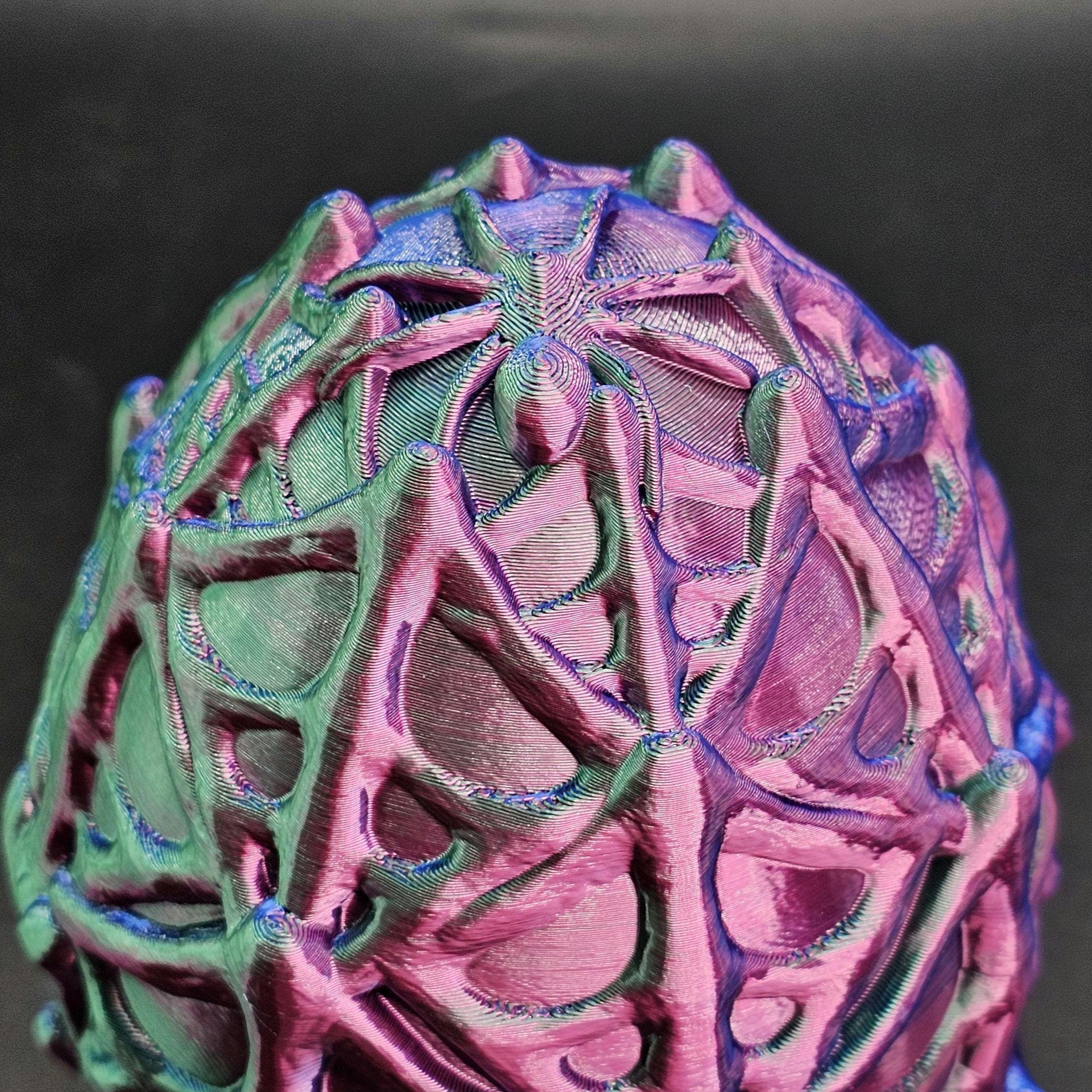Spider Web Dragon Egg, 3D Printed Cinderwing Design, Personalized Gift ...