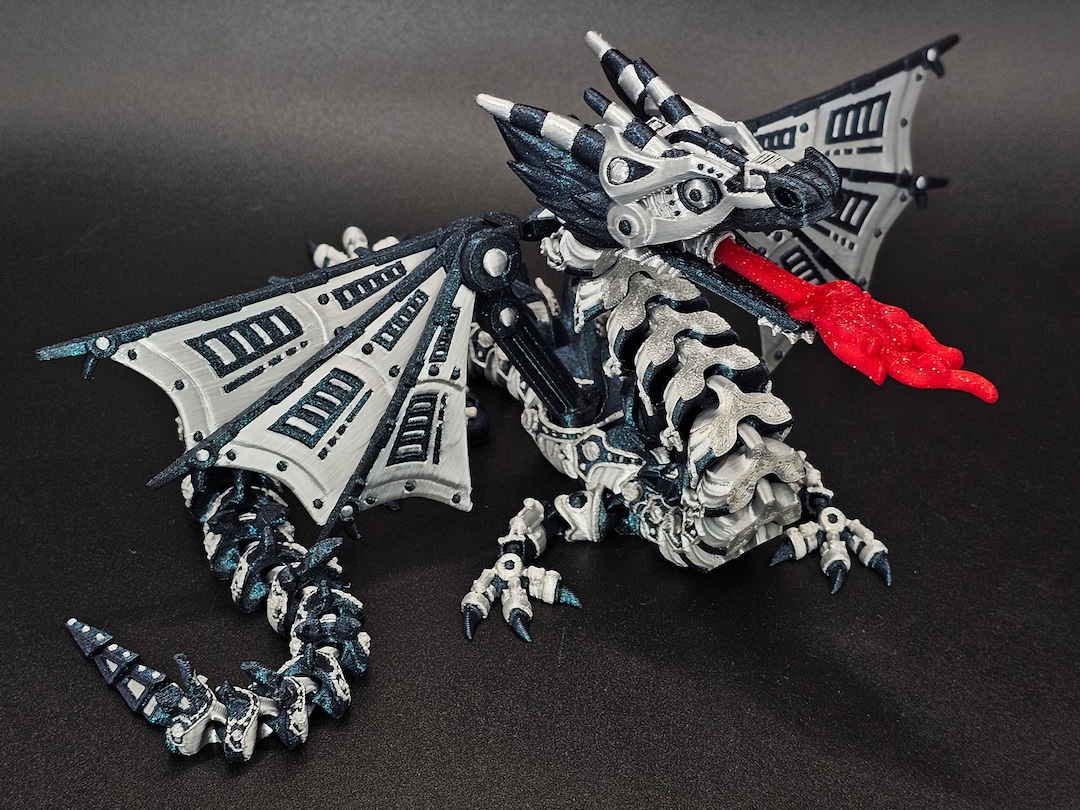 Mech Dragon / Flexi Factory / Fire Dragon / Single or Multi-color - Etsy