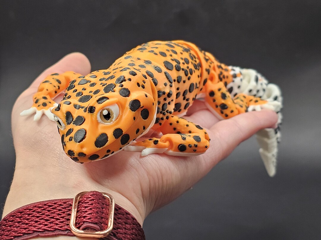 Leopard Gecko / Personalize in Your Favorite Color! / Painted Eyes - or ...