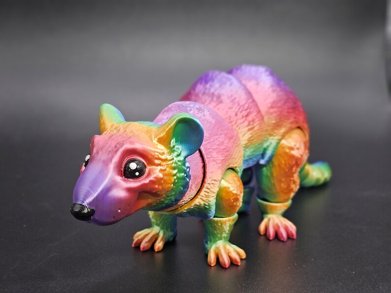 Articulated Rat / 3D Printed / Sensory Fidget Toy - Etsy
