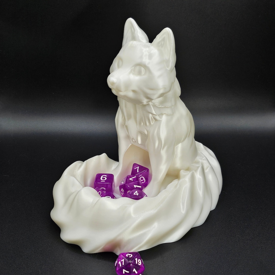 Fox Dice Tower 3D Printed / Pick Your Color! / Dice Roller / Role-play ...