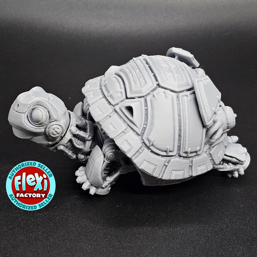 Articulated Mech Tortoise / 3D Printed in Your Color of Choice ...
