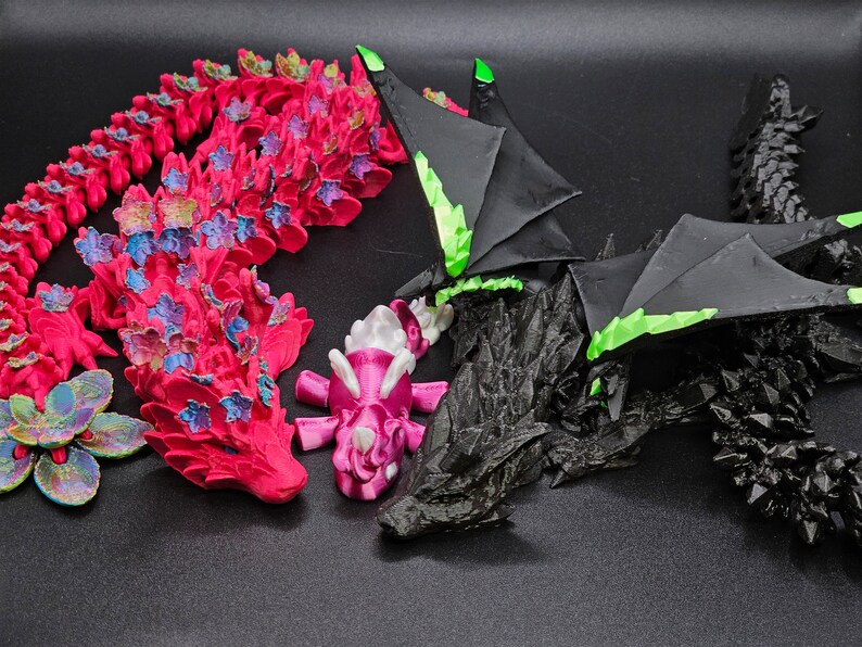 Winged Wolf Dragon / Multicolor Customization Option / Personalize in ...
