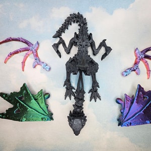 Wraith Dragon / Articulated Standing Dragons / Cinderwing ...