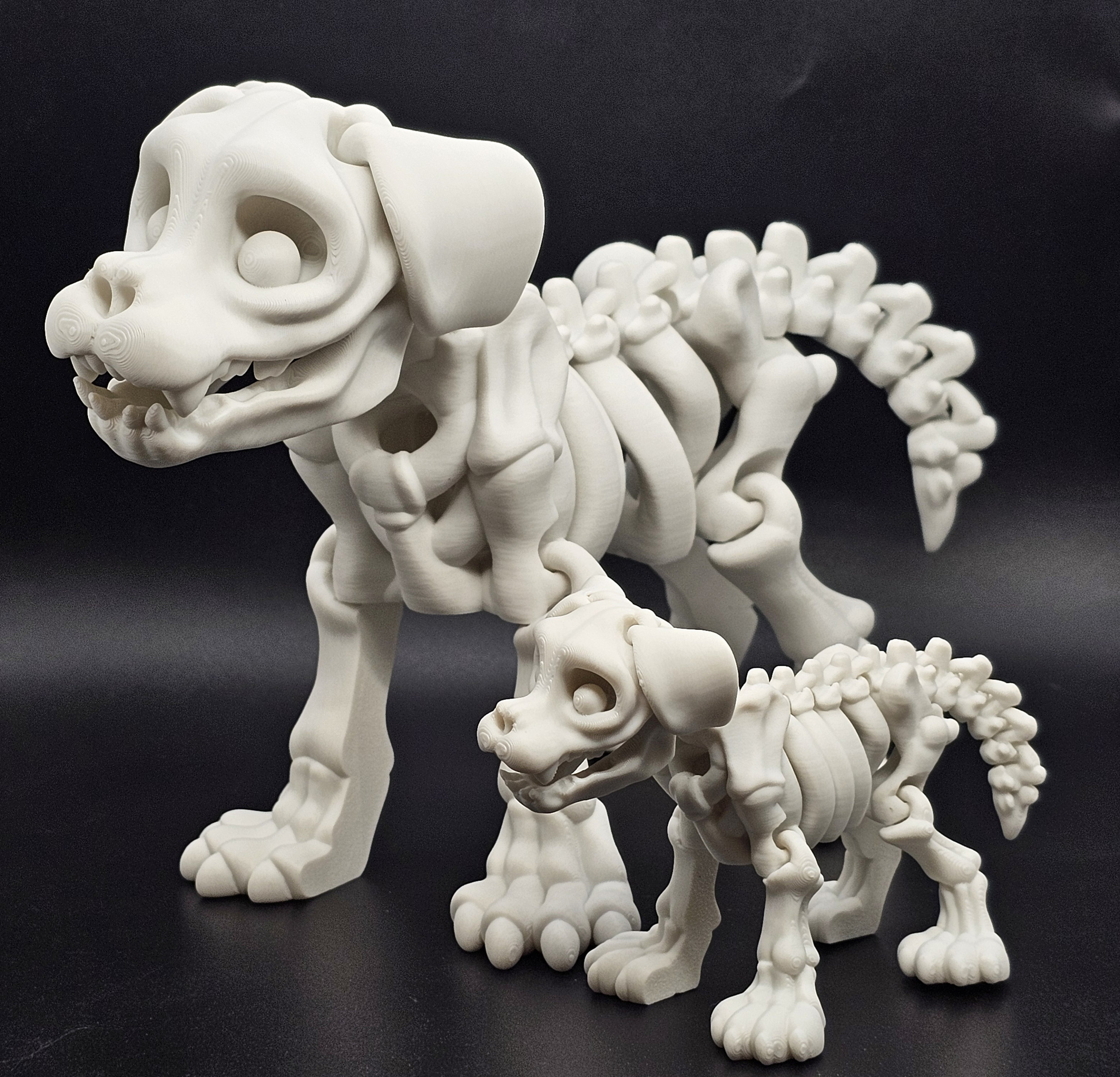 3D Printed Skeleton Unicorn, Articulated Pet, Spooky Decor - Etsy