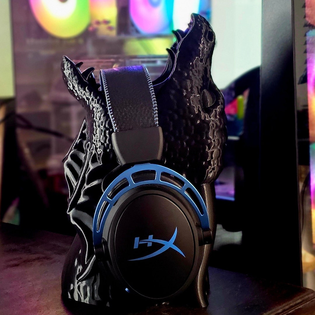 Dragon Headphone Holders / 3d Printed Headphone Holder / Gamer Gear - Etsy