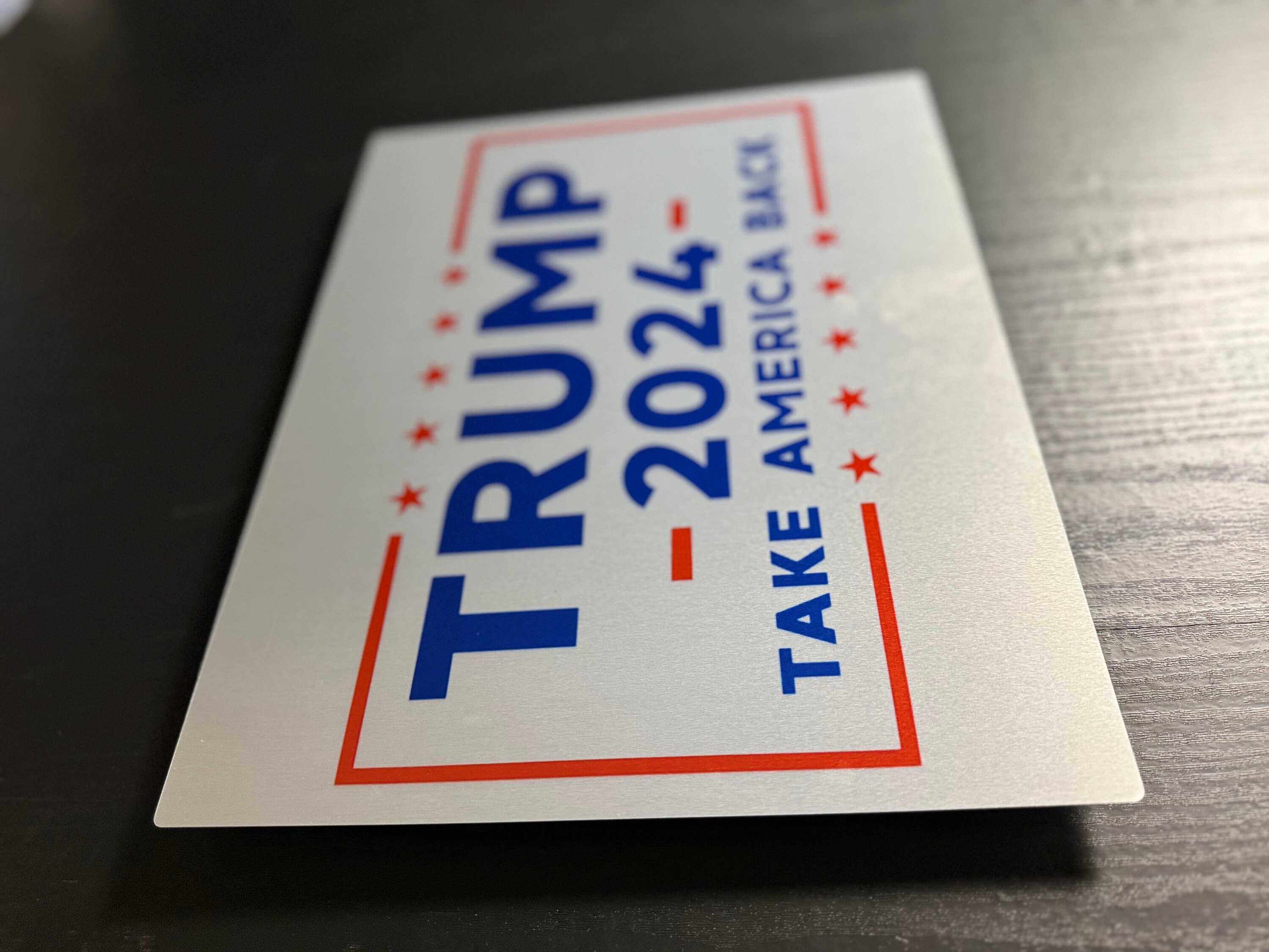 Trump 2024 Campaign Aluminum 4K Print MAGA, Trump Merch, Biden ...
