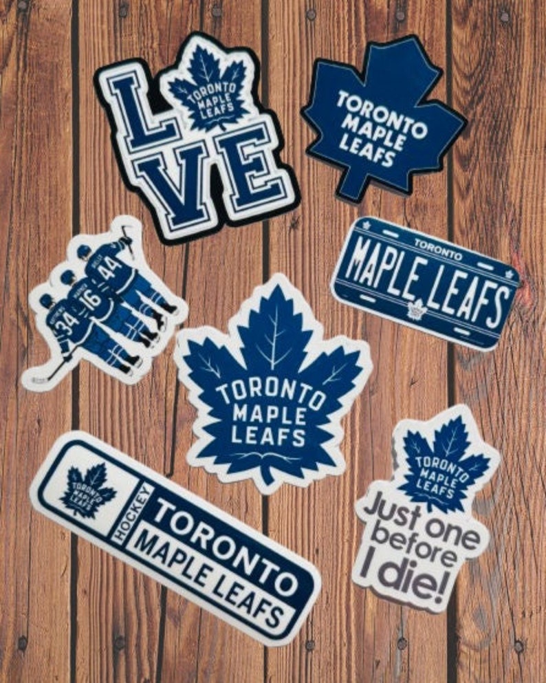 Toronto Maple Leafs Vinyl Sticker Pack - Etsy Canada