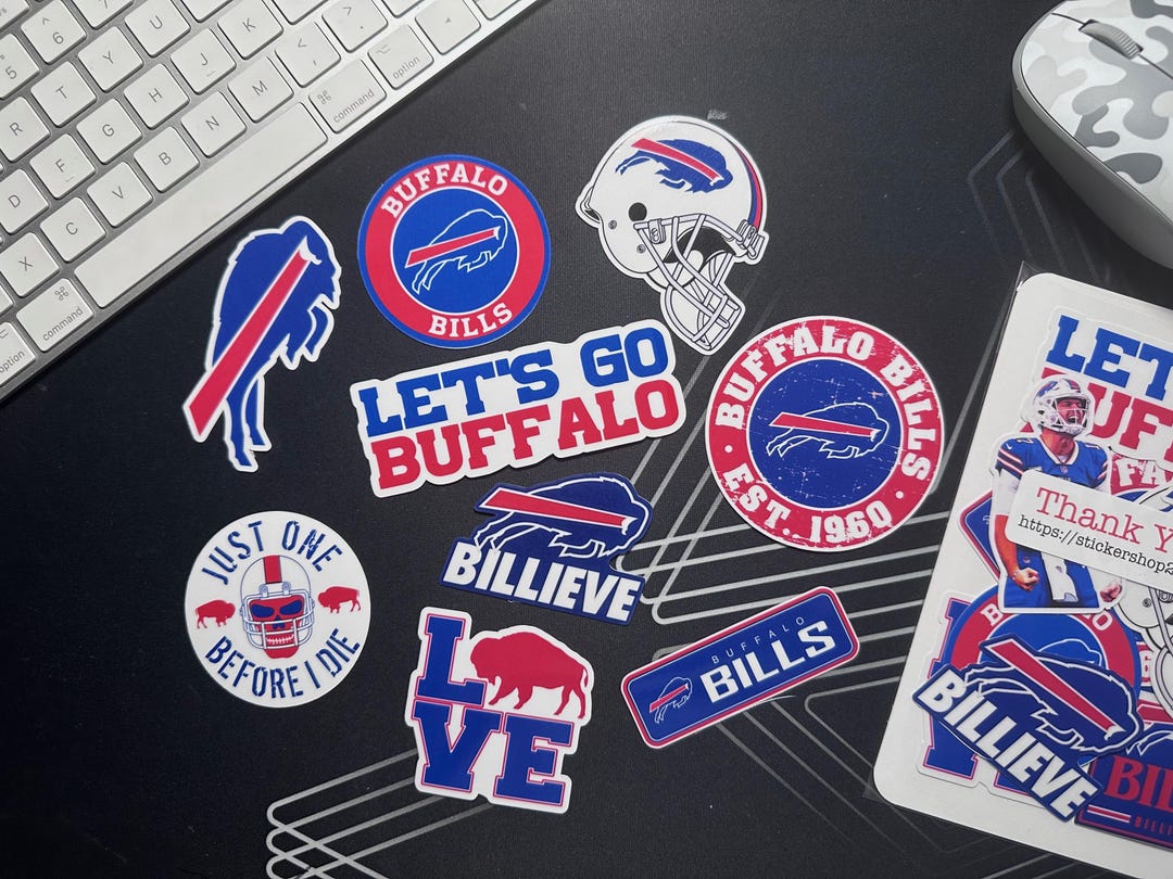 Buffalo Bills Vinyl Sticker Pack - Etsy