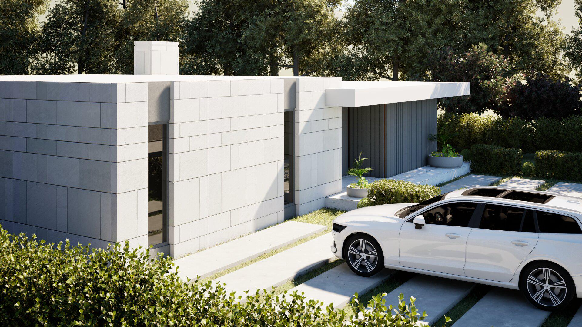 Ultra Modern Single Story Open Concept House Plan, 2 Bedroom, 2 ...