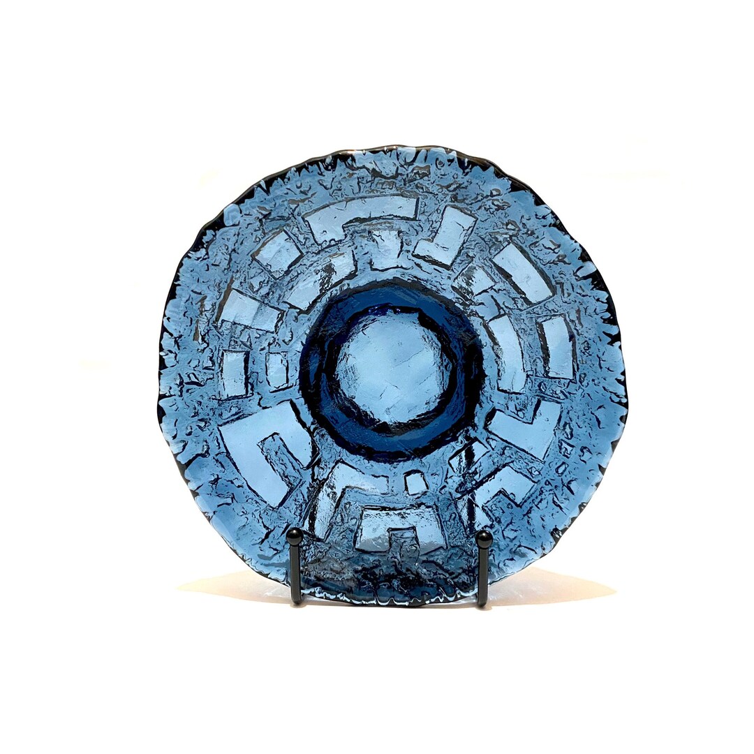 1960's Vintage Ruda Glasbruk Cobalt Blue Glass Bowl Designed by Gote ...
