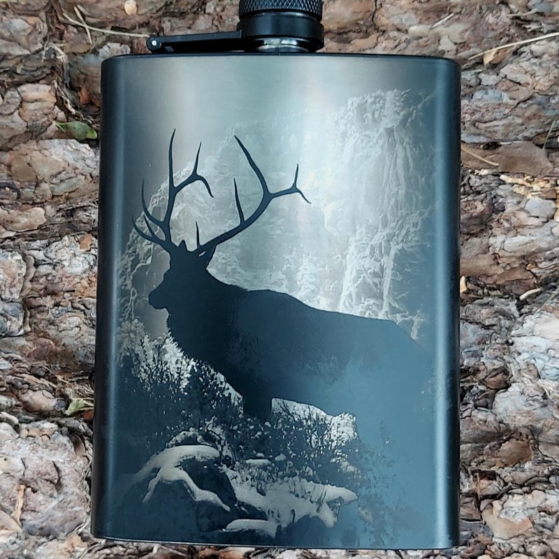 Hunting Flask - Etsy