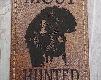 Turkey Cut Out Leatherette Hat Patch With Adhesive Backing - Etsy