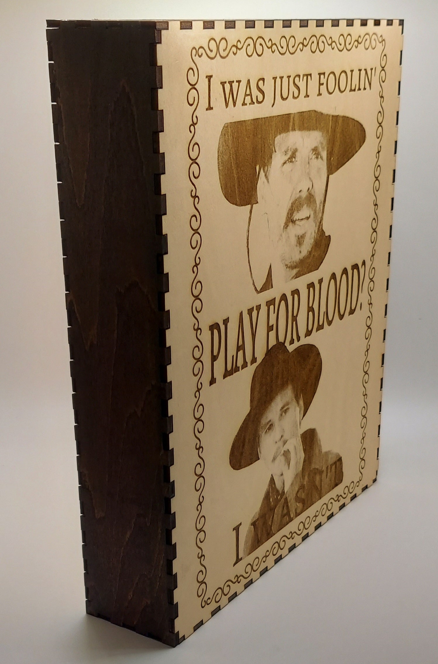 Tombstone Doc Holliday and Johnny Ringo Play for Blood 10x8x2 - Etsy
