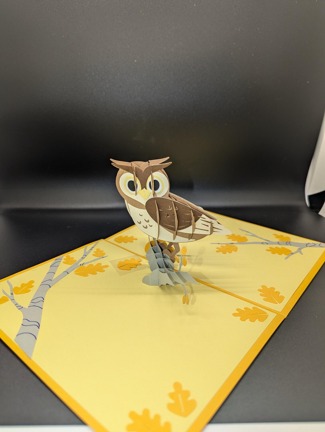 Owl Pop up Card - Etsy