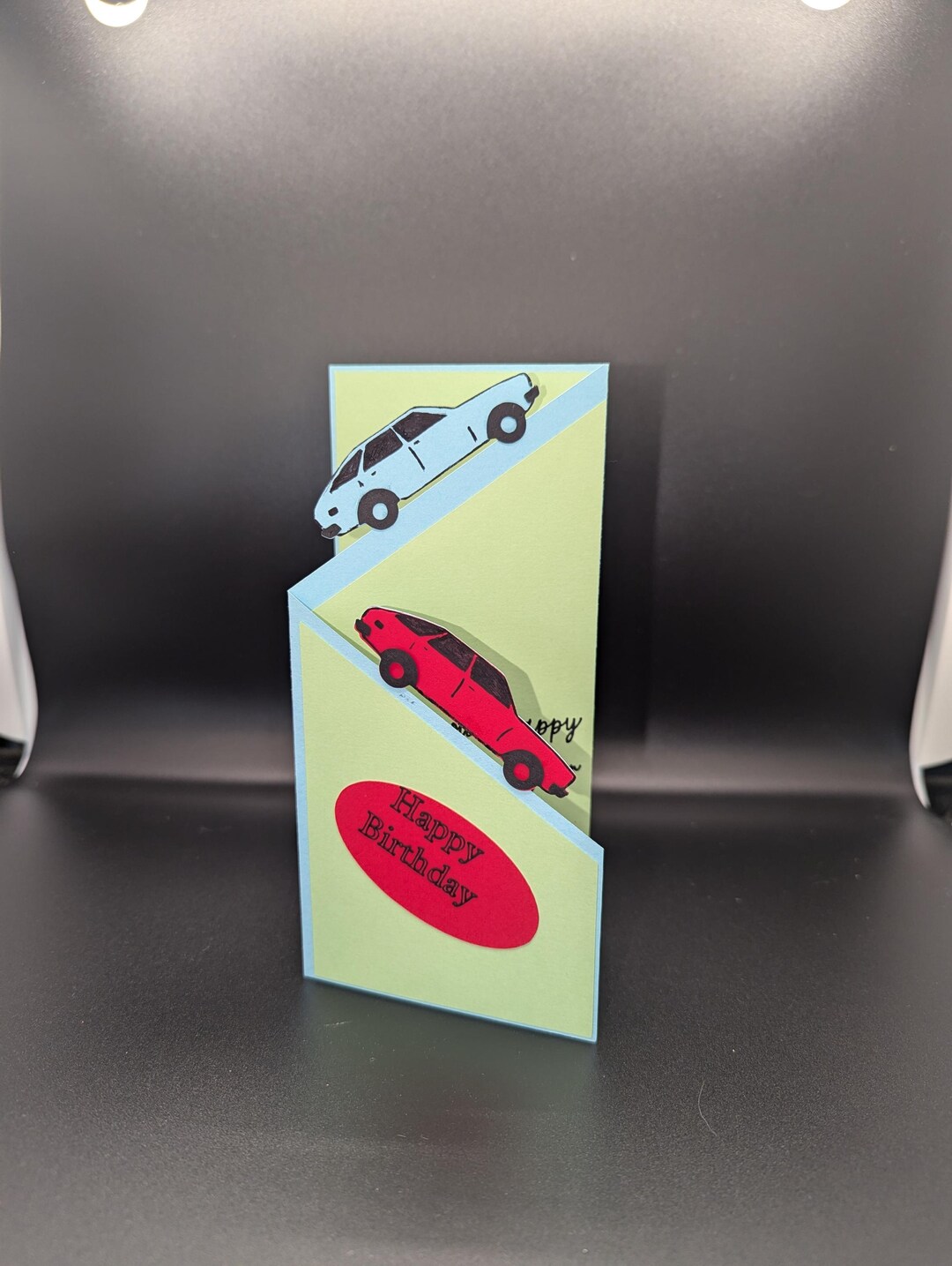 Race Car Birthday Card - Etsy