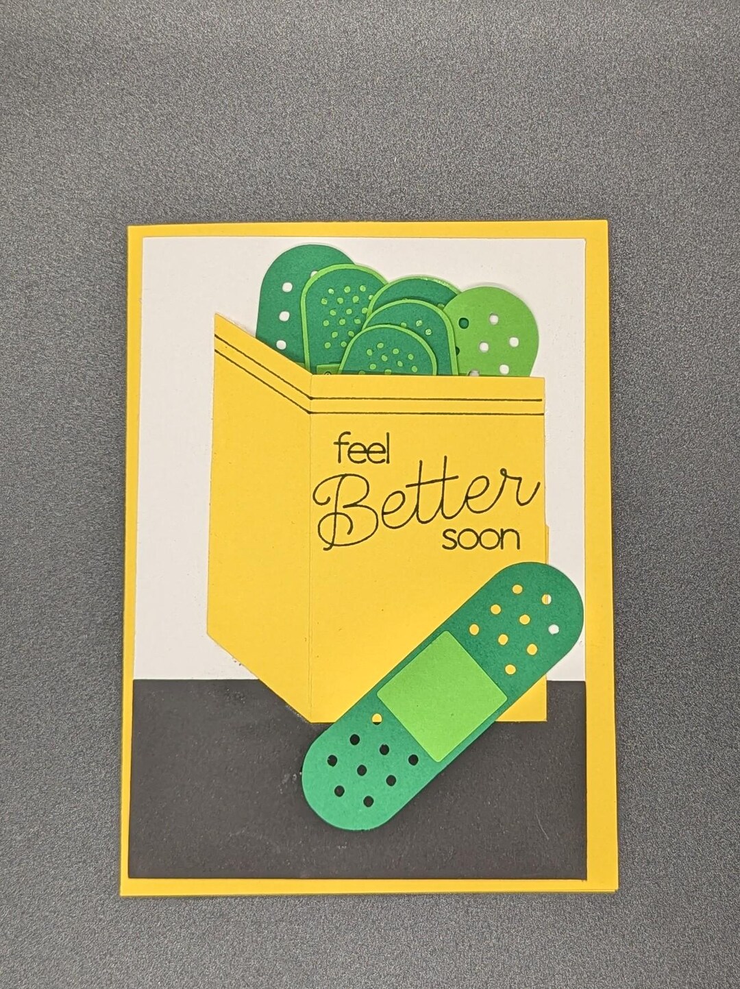 Feel Better Soon Band Aid Box Card - Etsy