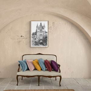 Picturesque Architecture 7 - Timeless Monochrome Cross Stitch Pattern ...