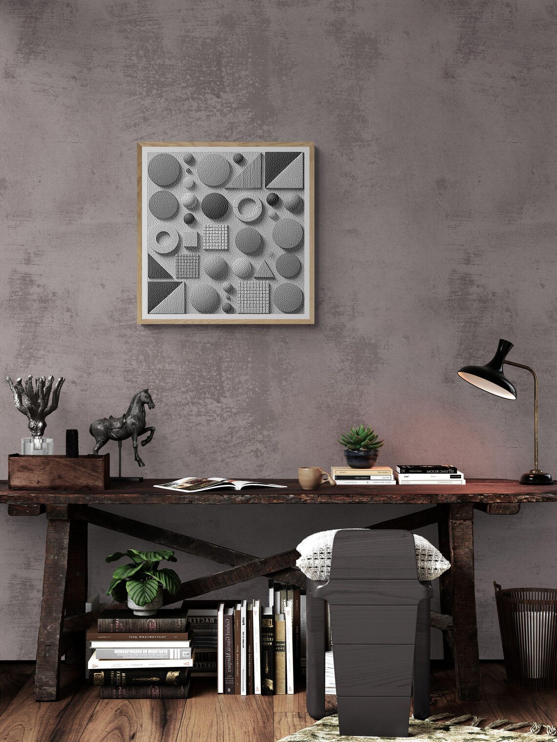 Geometry 1 - One Color Cross Stitch Pattern - PDF File - Craft Stunning ...