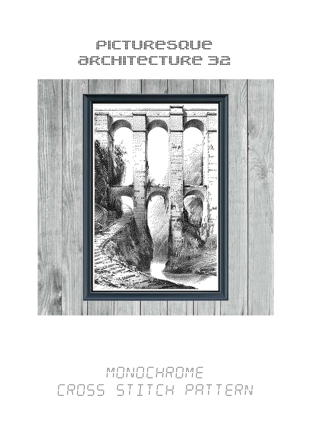 Picturesque Architecture 32 - Pattern Keeper-ready Black and White ...