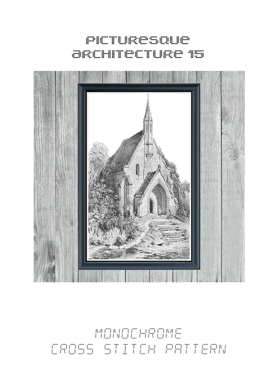 Picturesque Architecture 15 - Pattern Keeper-optimized Black and White ...