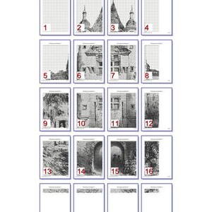 Picturesque Architecture 7 - Timeless Monochrome Cross Stitch Pattern ...