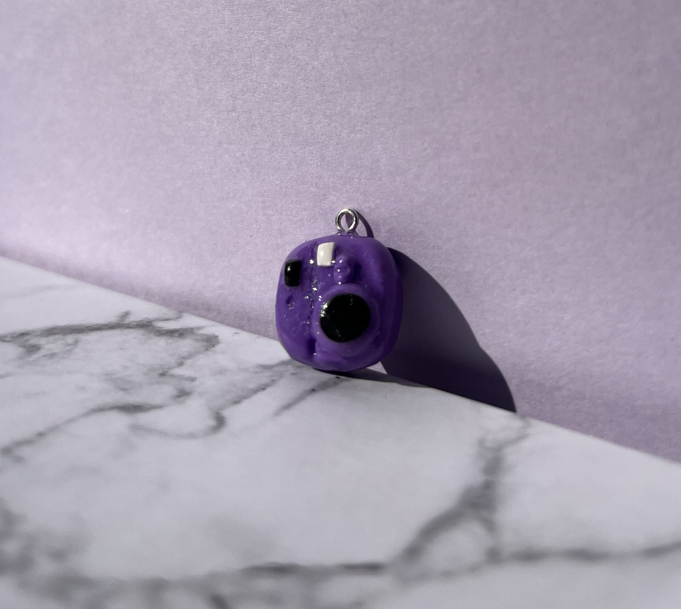 Cute Polymer Clay Polaroid Camera Charm/keychain - Etsy