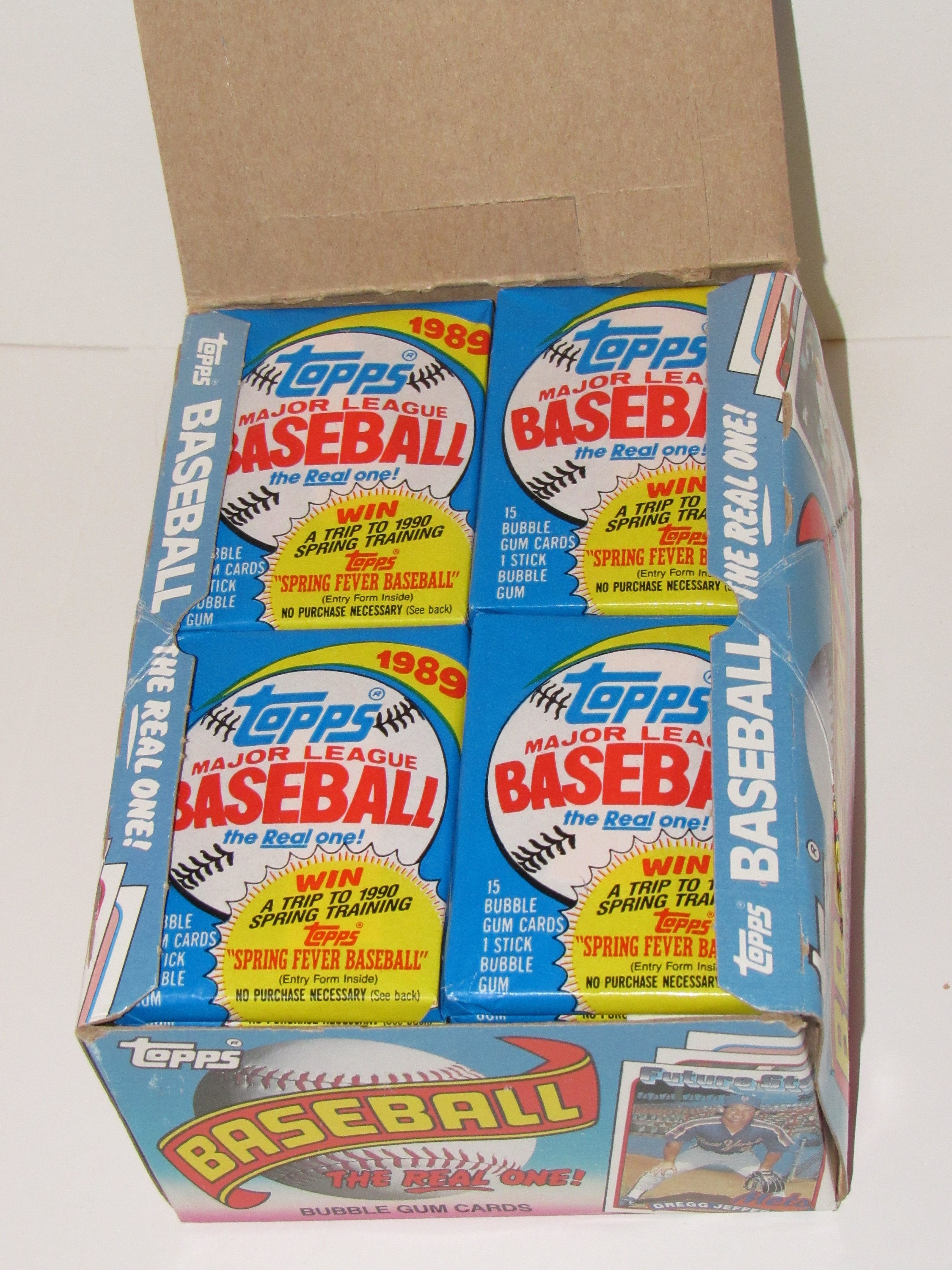 1989 Topps Baseball Wax Box From a Factory Sealed Case - Etsy