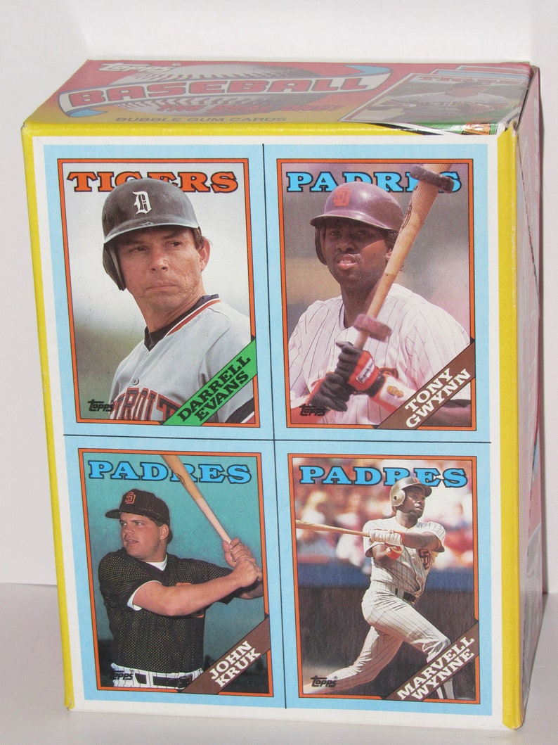 1988 Topps Baseball Unopened Box - Etsy