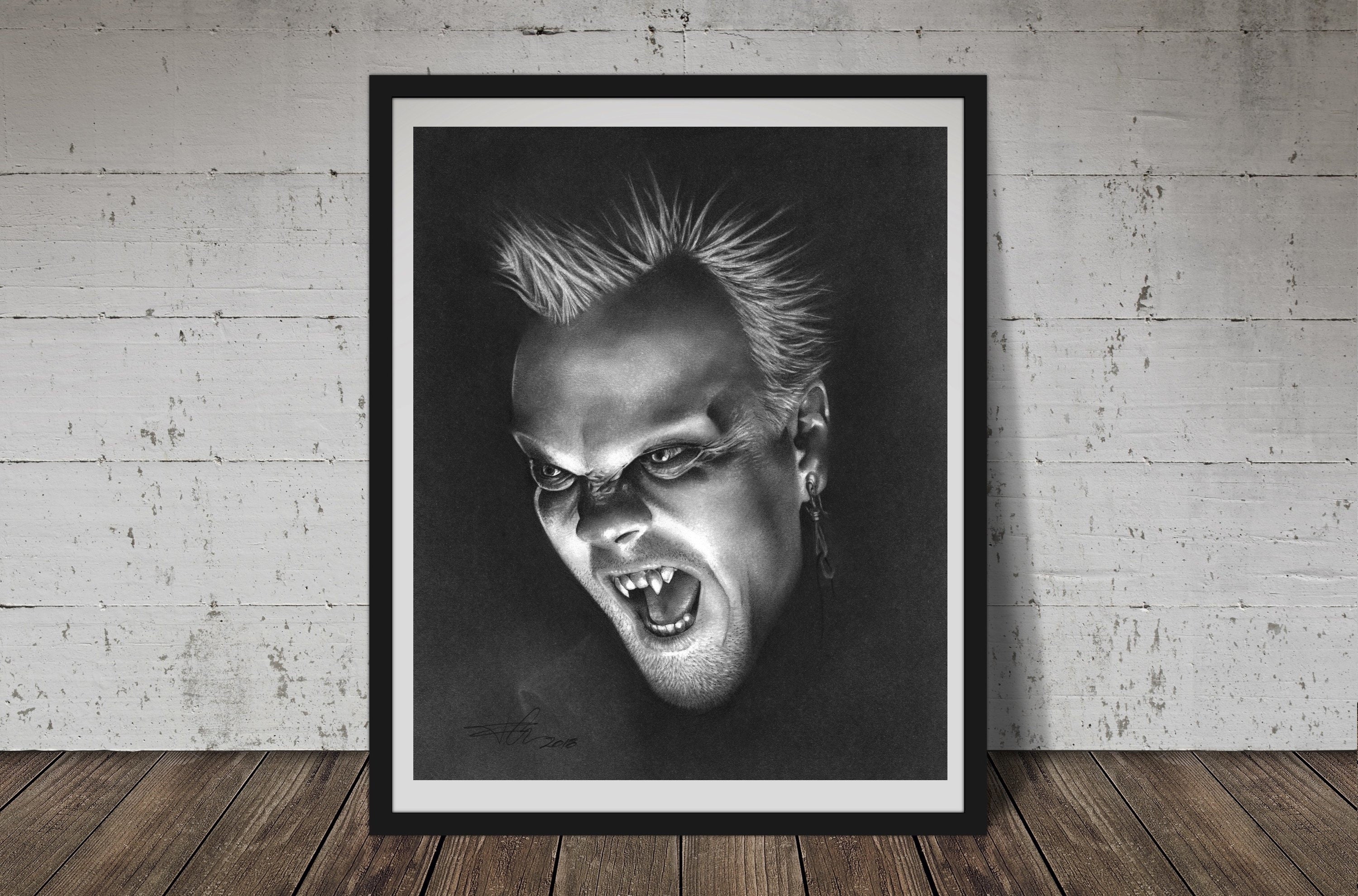 David From the Lost Boys Fan Art DIGITAL DOWNLOAD, Kiefer Sutherland ...