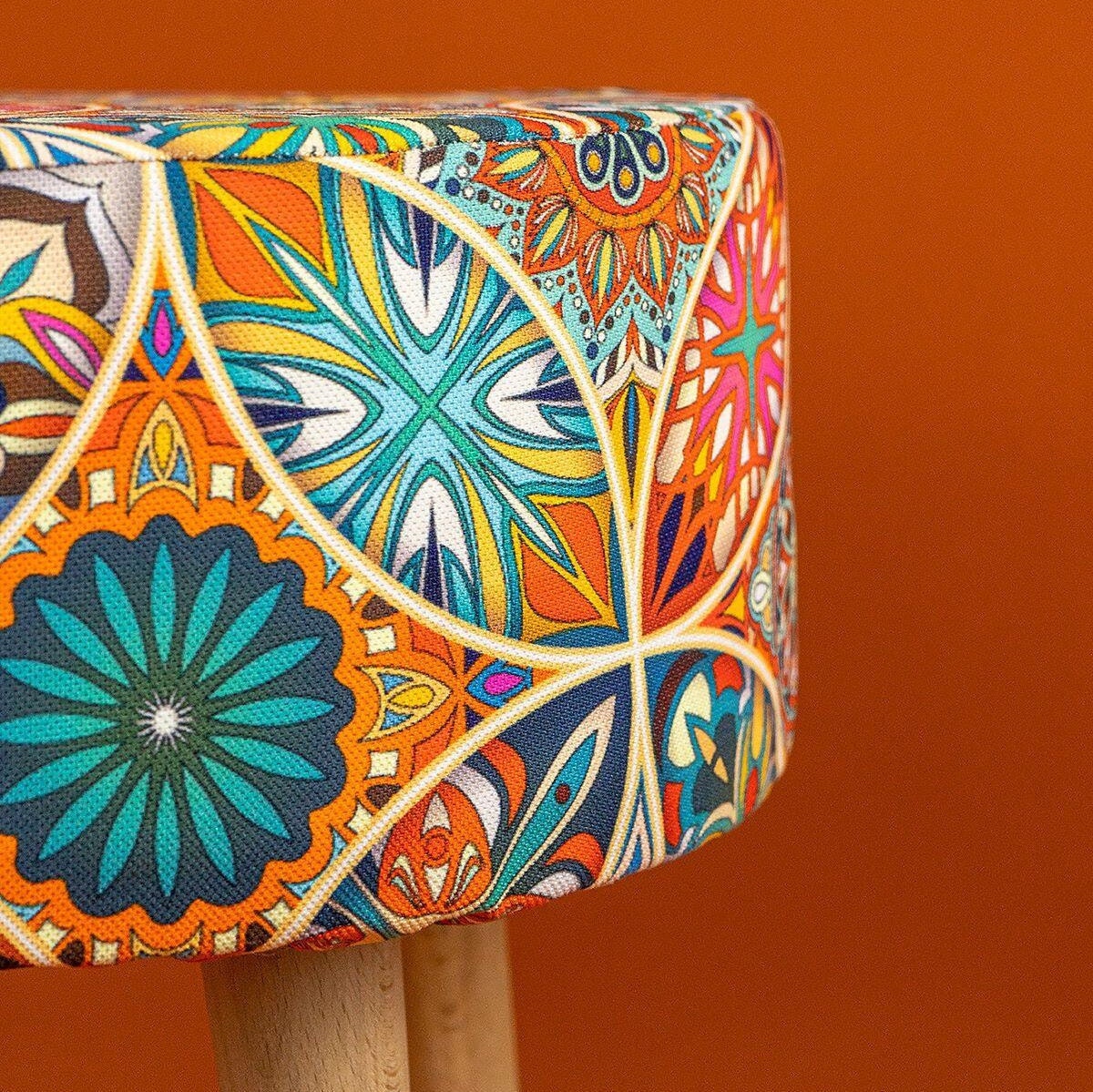 Moroccan Pouf Ottoman Stool Ottoman Footrest Bench for Bedroom - Etsy