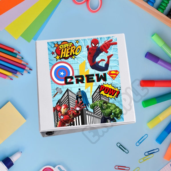 Spiderman Binder - Etsy