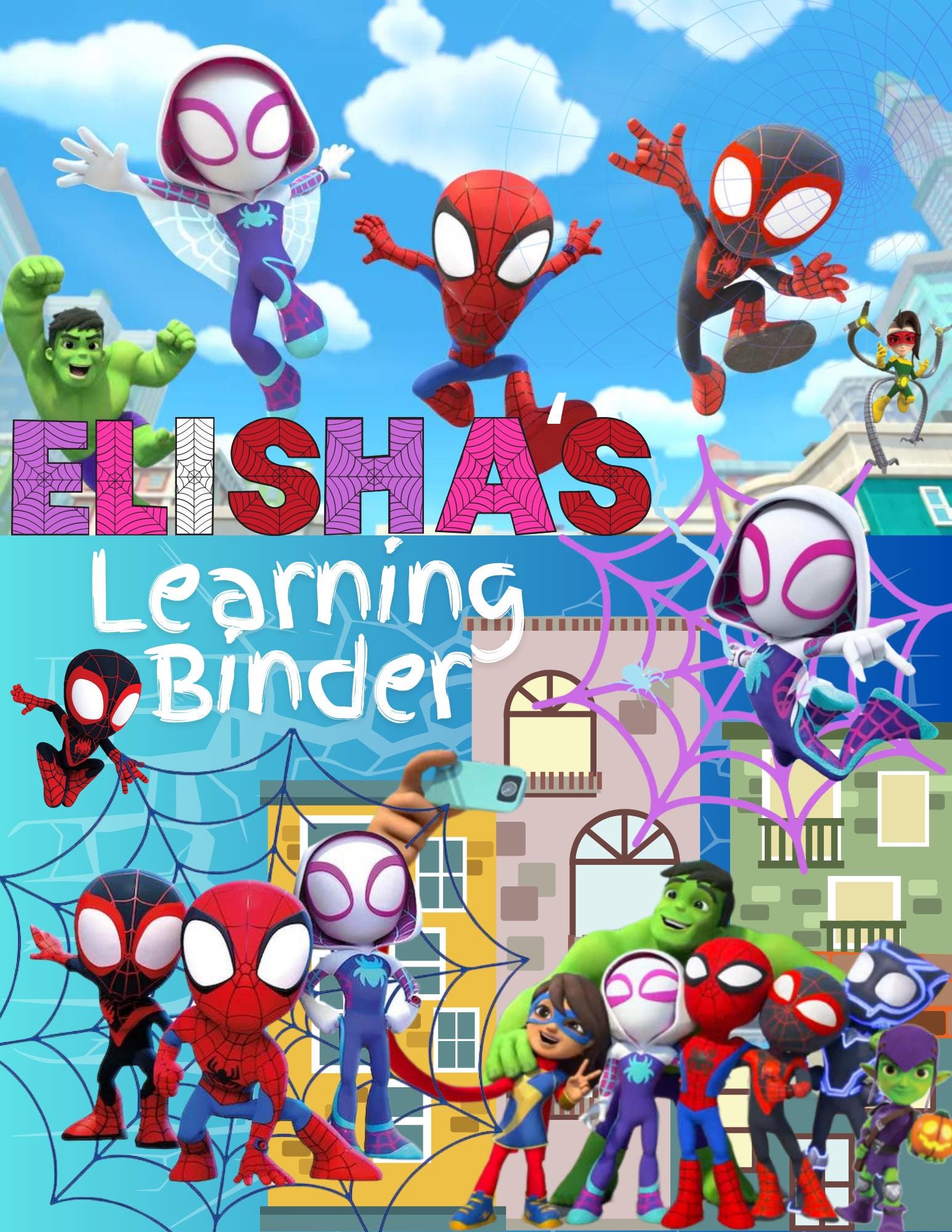 Custom Design Binder Insert| Custom Name Folder | Folder Insert | Name ...