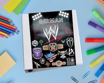 Custom Design Binder Insert| Custom Name Folder | Folder Insert | Name ...