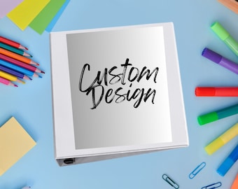 Hippie Chic Binder Insert| Custom Name Folder | Folder Insert | Name ...