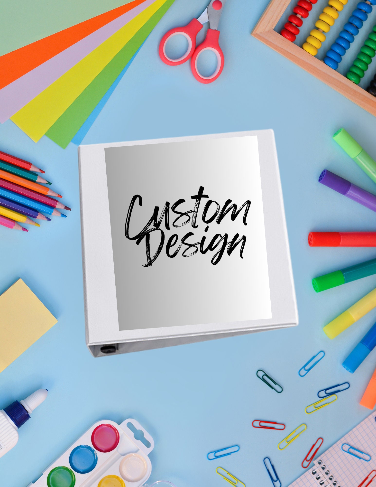 Custom Design Binder Insert| Custom Name Folder | Folder Insert | Name ...