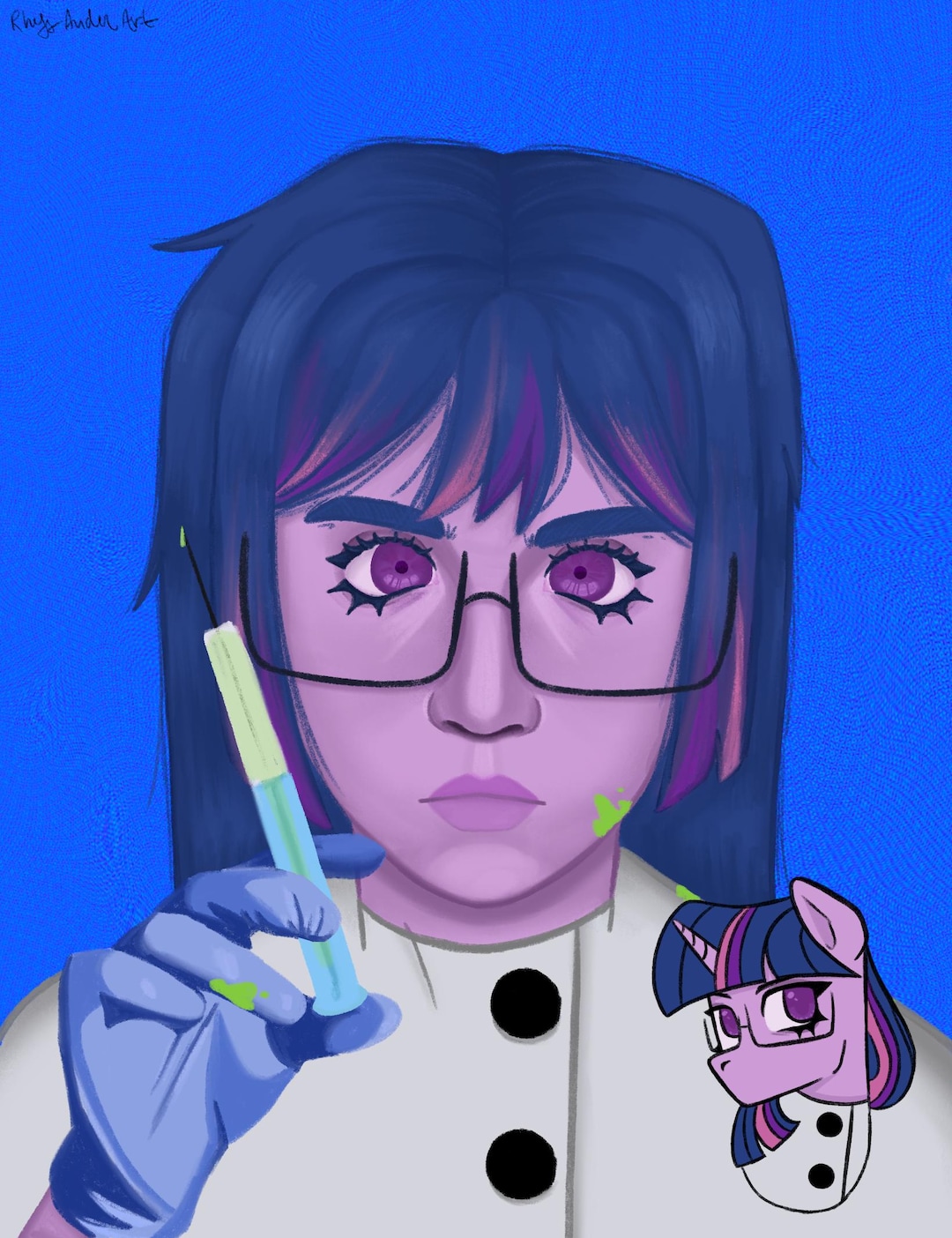 Mad Scitwi Print + Keychain + Sticker (my Little Pony) - Etsy