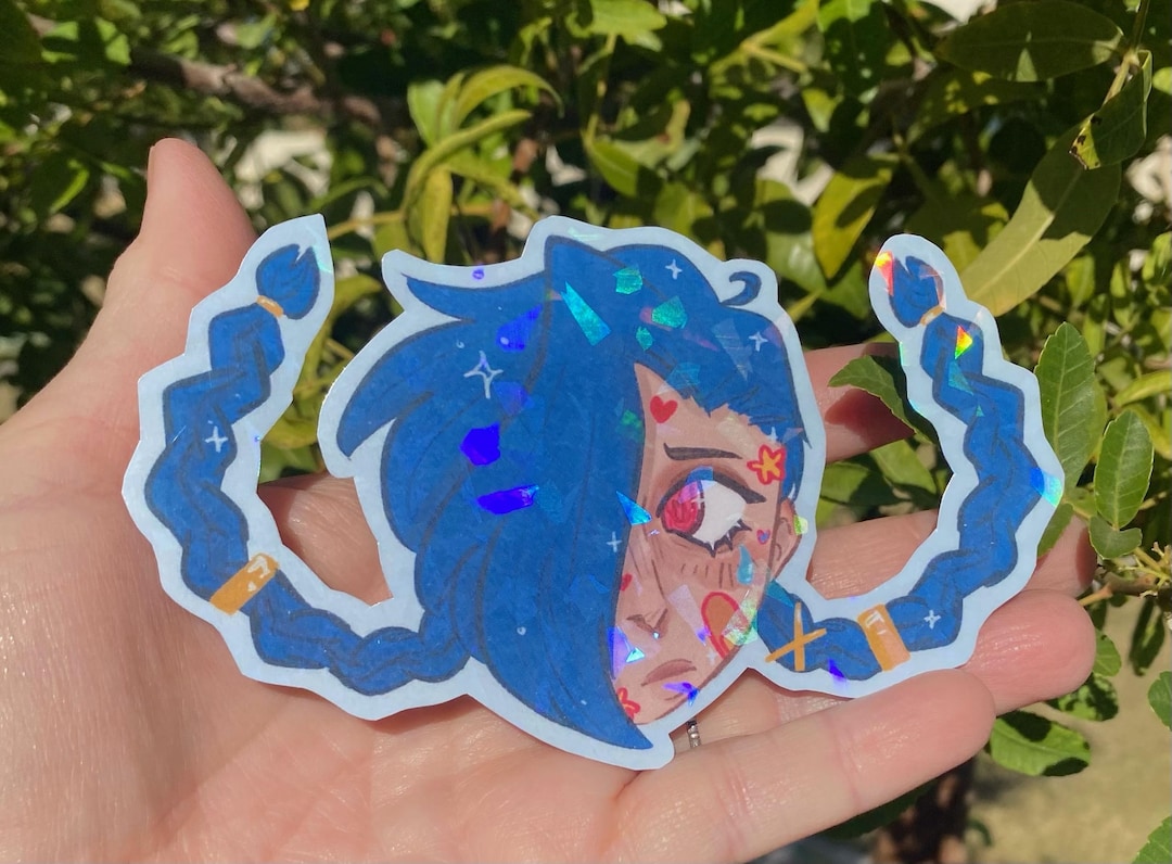 Jinx Arcane Holographic Sticker - Etsy