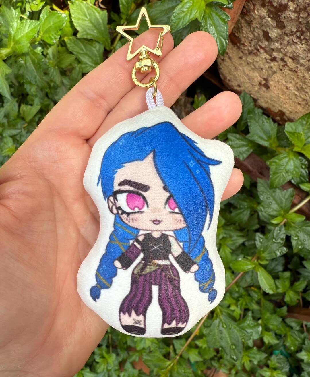 Jinx Plush Squishy Keychain Arcane League of Legands - Etsy