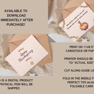PRINTABLE Funny Thanksgiving Card, Thanksgiving Card to Download ...