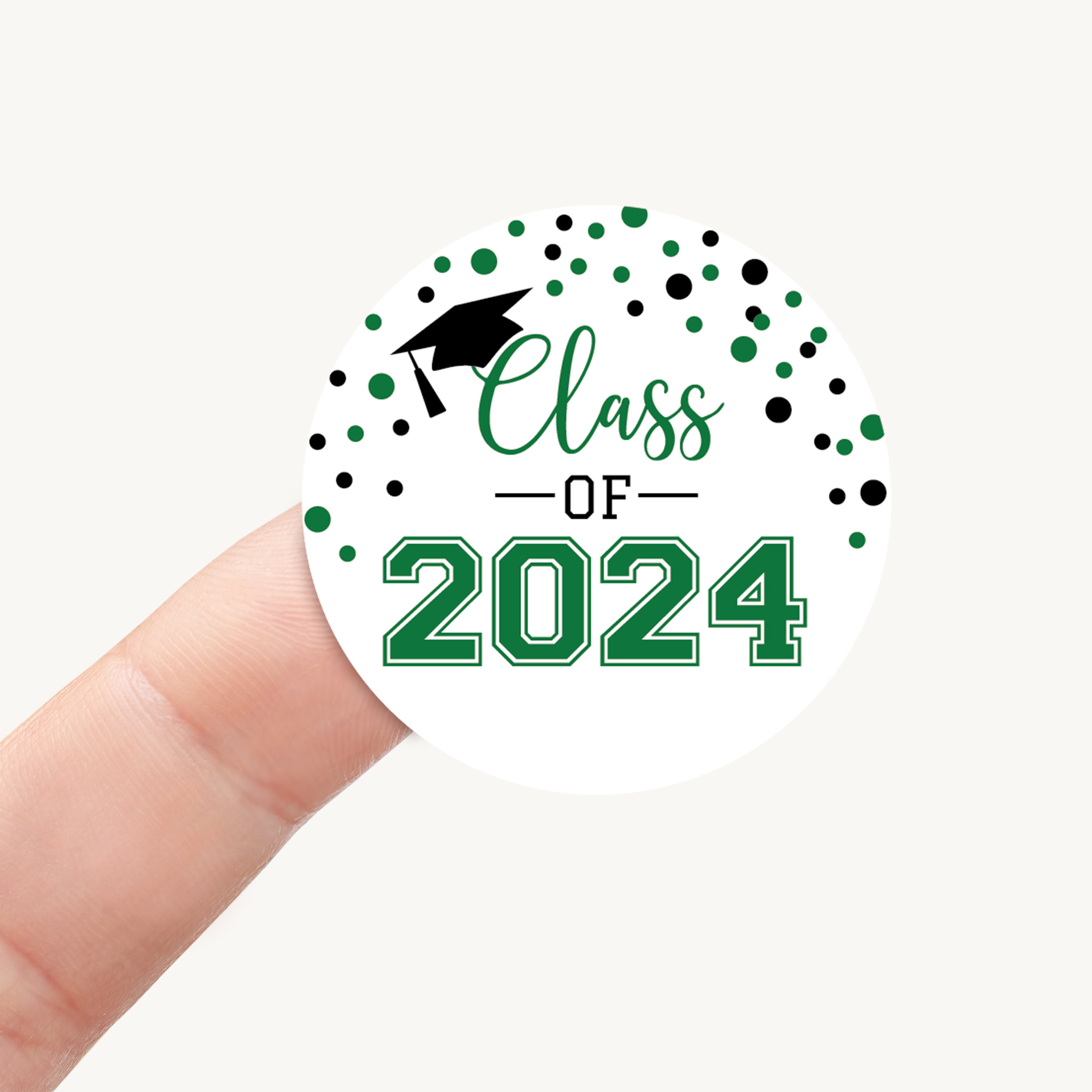 Graduation Stickers, Class of 2024 Grad Favor Label, Envelope Seal ...