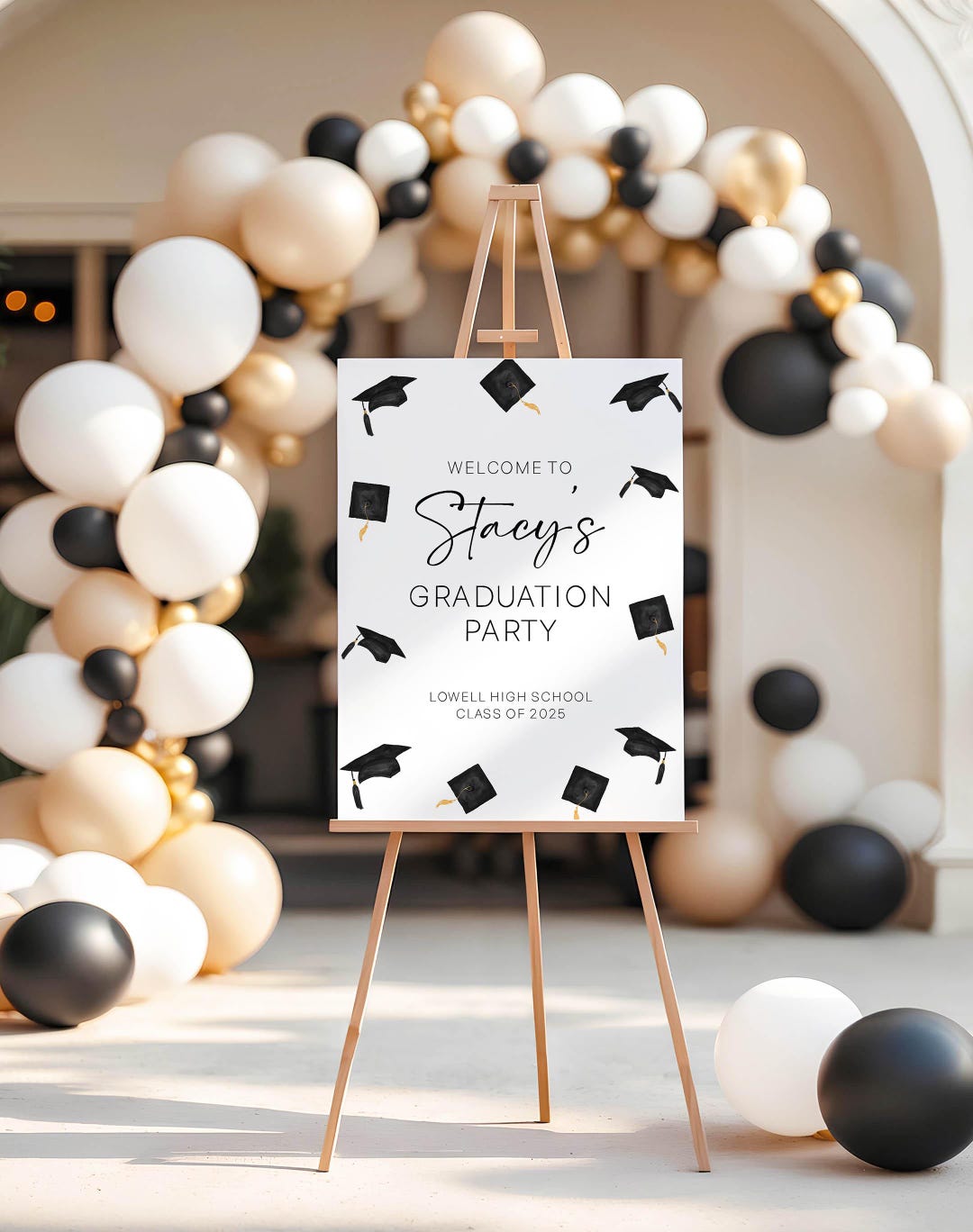 Printed Graduation Party Sign, Graduation Welcome Sign, Graduation Sign ...